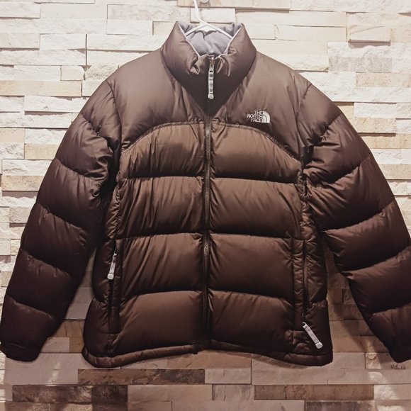 The North Face | Jackets & Coats | North Face Womens Xl Brown Nuptse ...